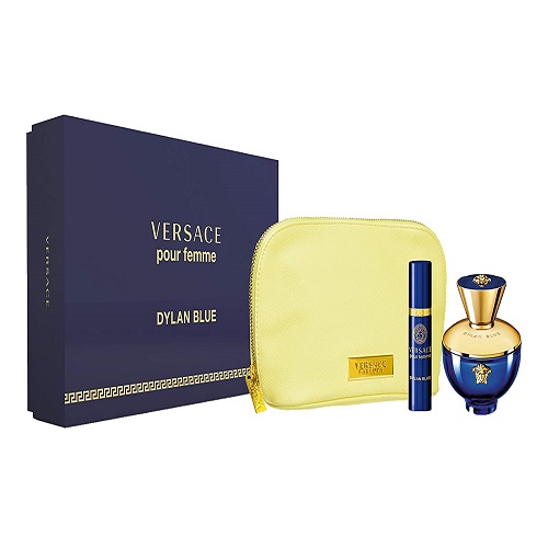 Versace Dylan Blue Pour Femme EDP 100ml 3 Piece Gift Set - Fragrance Forte