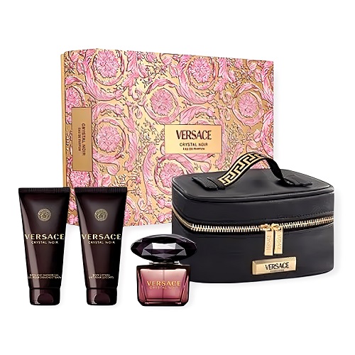 Versace Crystal Noir EDP 90ml 3 Piece Gift Set - Fragrance Forte