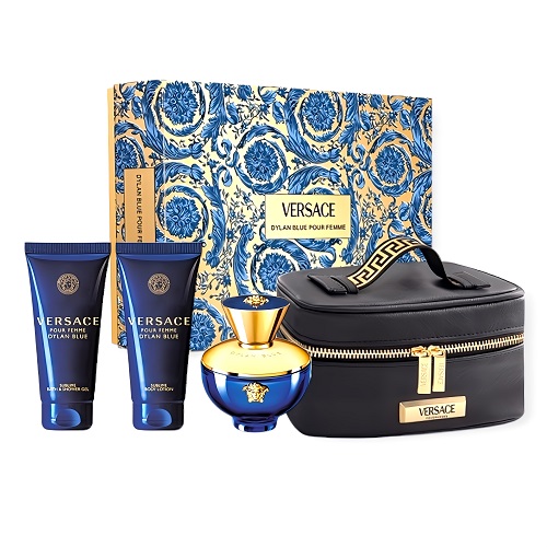 Versace Dylan Blue Pour Femme EDP 100ml 3 Piece Gift Set - Fragrance Forte