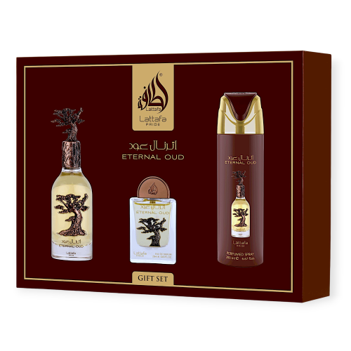 Lattafa Pride Eternal Oud 3 In 1 Gift Set - Fragrance Forte